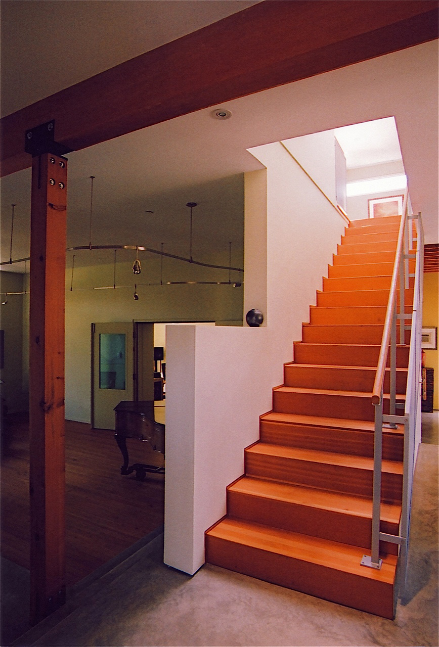 Harmon-Sill Residence Main Floor Stair — David Murray Architect