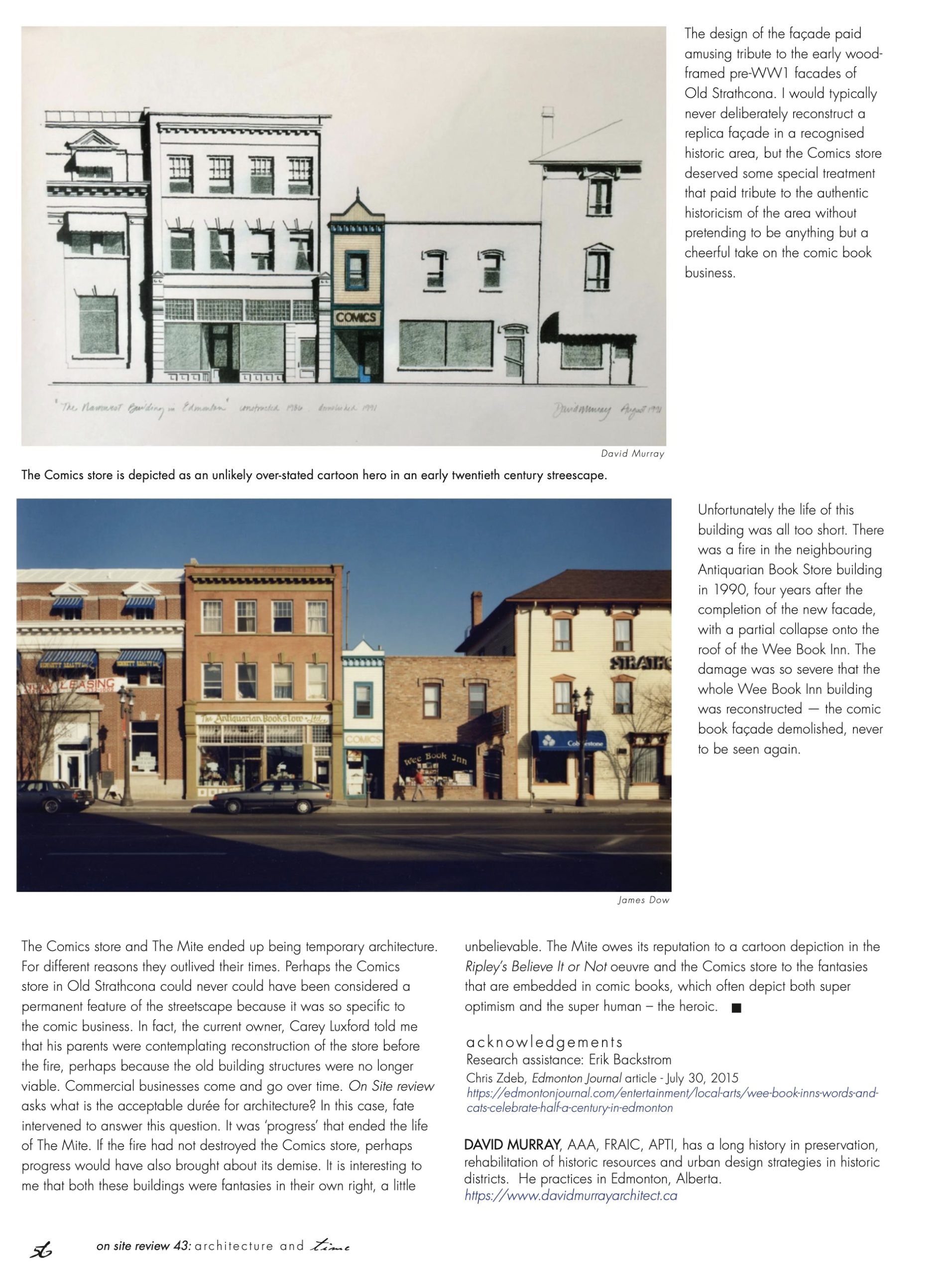 Two Tiny Buildings: The Mite and the Week Book Inn - David Murray Architect